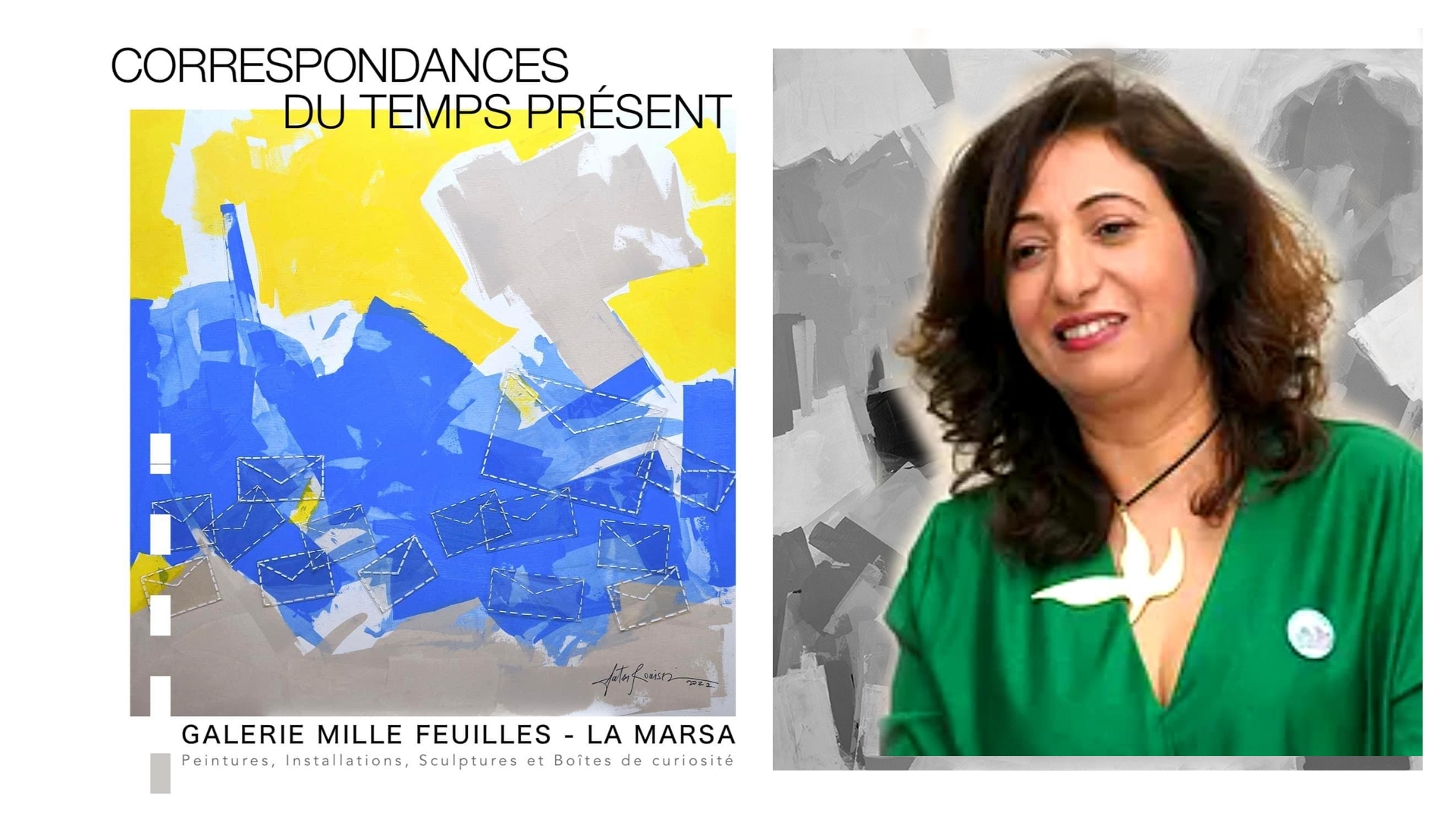 EXPOSITION de Faten ROUISSI :CORRESPONDANCES DU TEMPS PRÉSENT - L'ORLOFF