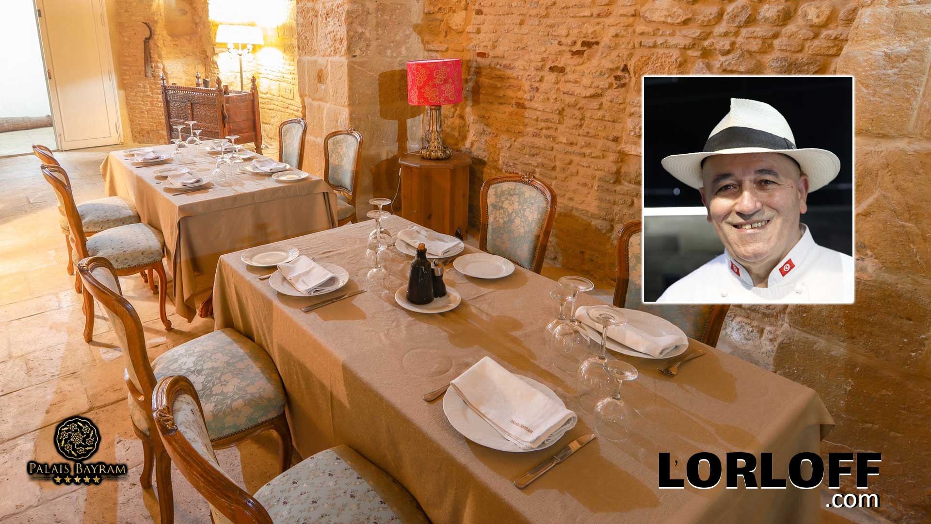 Le Palais Bayrem s'associe au Chef Foued Frini pour sublimer la cuisine tunisienne authentique ...