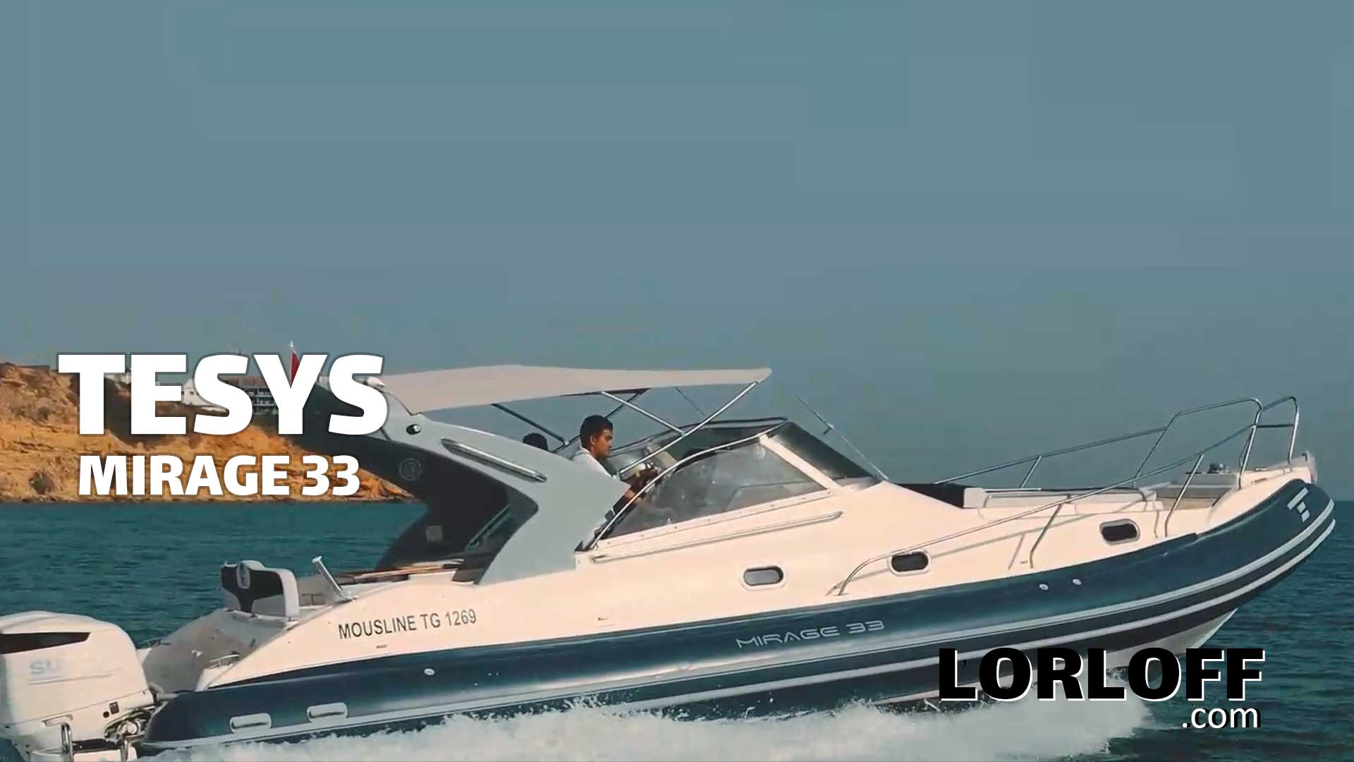 Découvrez le magnifique bateau MIRAGE 33 de TESYS - L'ORLOFF