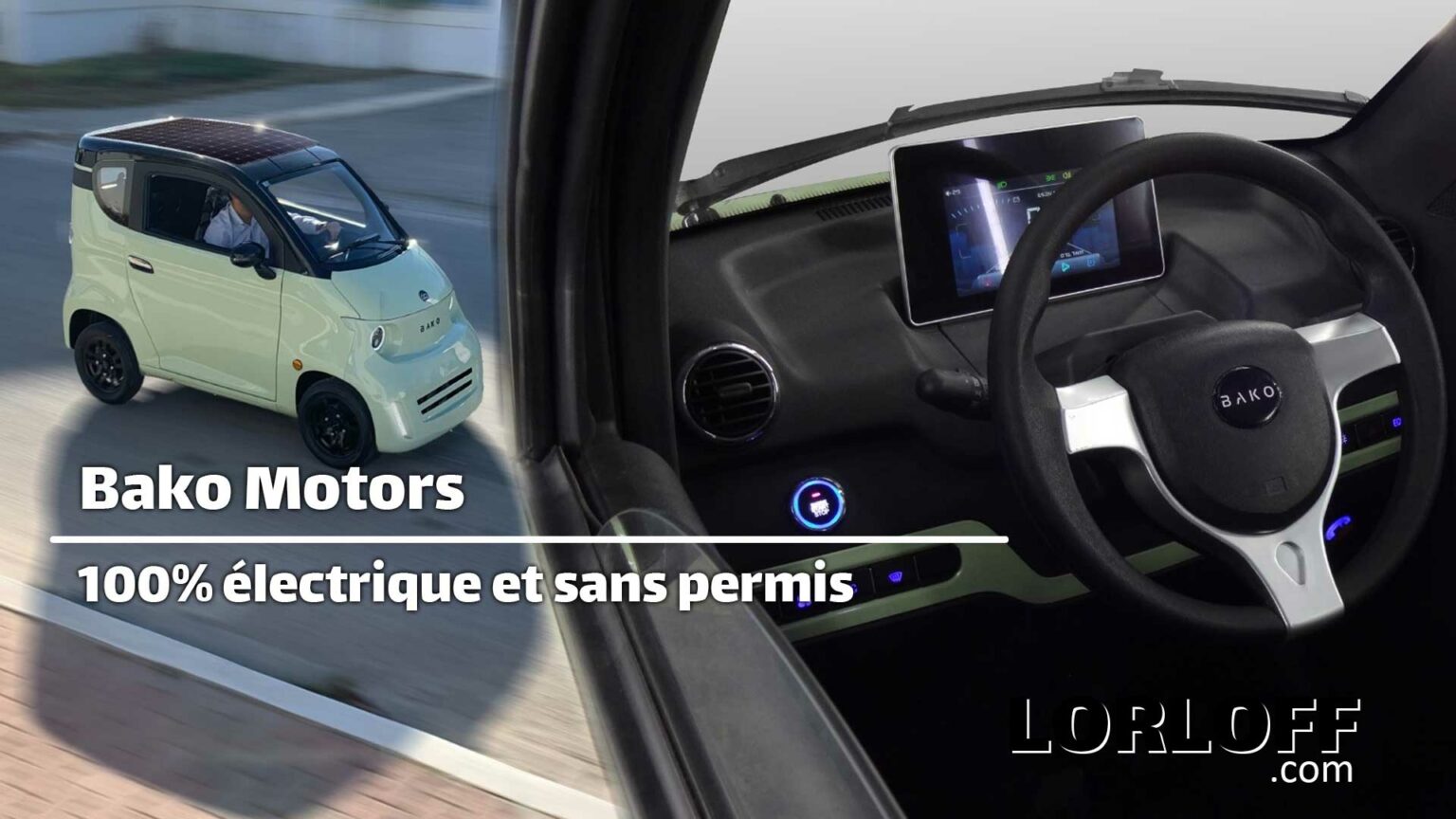 La voiture électrique signée Bako Motors bientôt sur le marché ! - L'ORLOFF